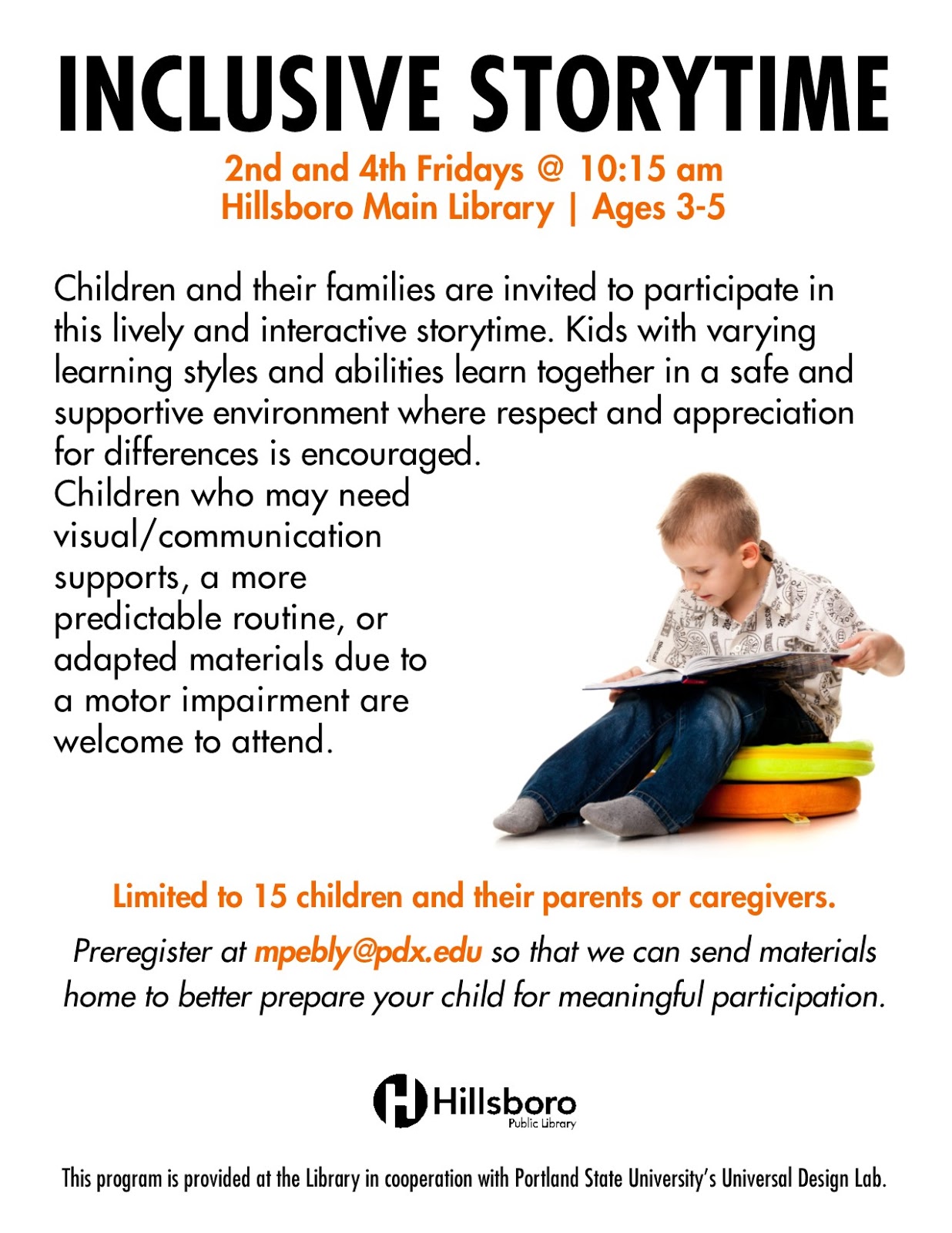 Inclusive Storytime Project - Communication Matrix