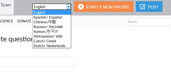 Communication Matrix Online is translated into 7 languages ...
